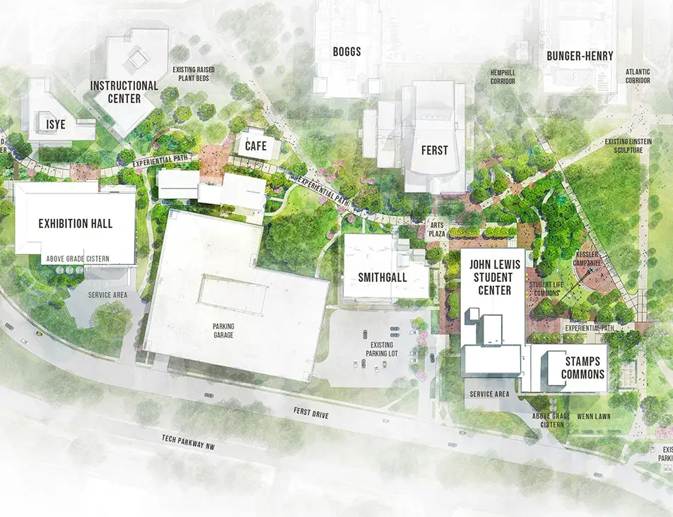 Georgia Tech Campus Center Precinct Plan - Cooper Carry